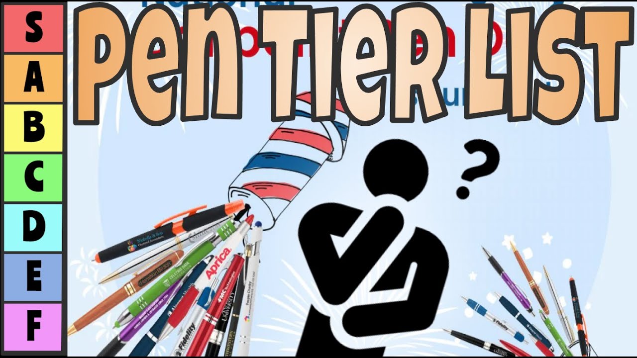 These will make SCHOOL BETTER! Pen Tier List - YouTube