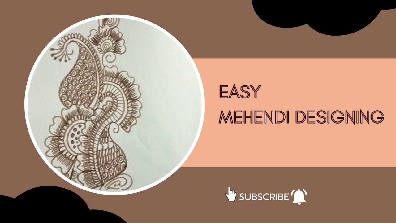 Easy Mehendi Drawing ️ - YouTube