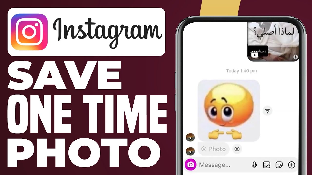 How To Save One Time (View Once) Photo On Instagram (Easy!) - YouTube