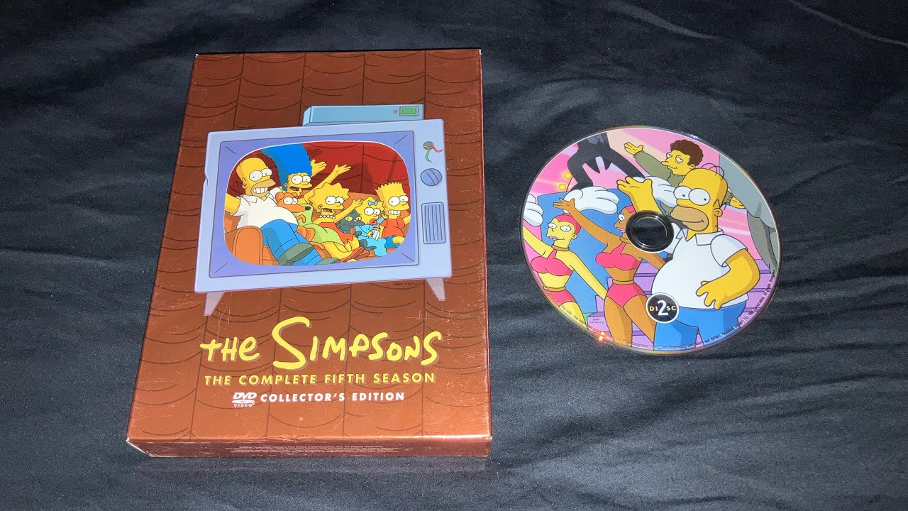 Opening to The Simpsons: The Complete Fifth Season 2004 DVD (Disc 2 ...