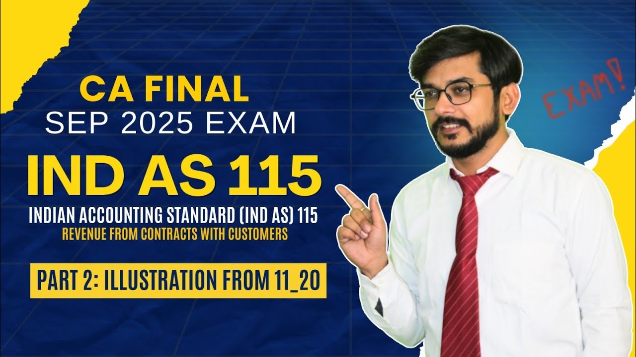 Ind AS 115: Part 2 Illustration from 11-20 Revenue from Contracts - YouTube