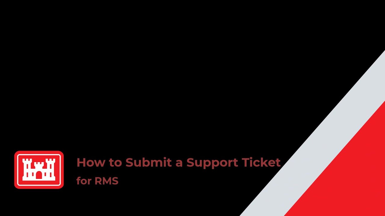 How to Submit a Support Ticket for RMS - YouTube