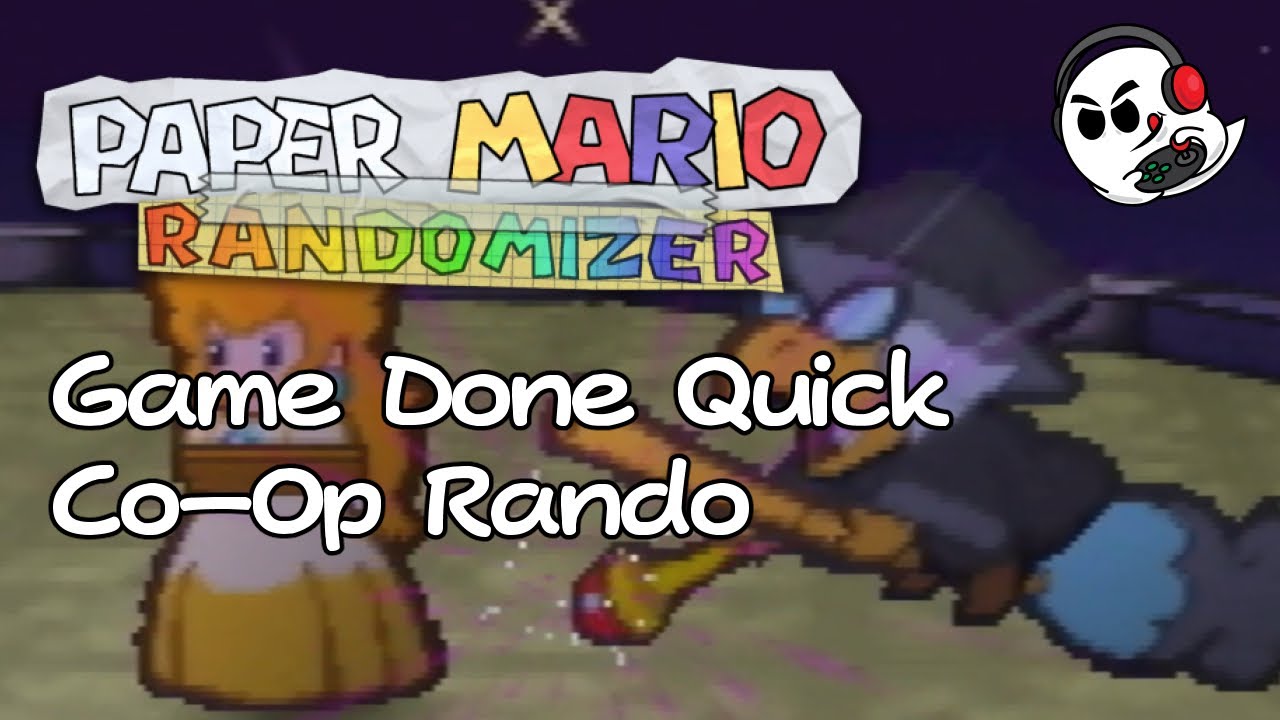 Paper Mario Randomizer: Game Done Quick (Co-Op Rando) - YouTube