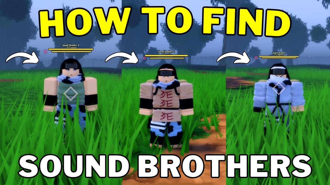 How To Find Sound Brothers in Ninja Time | Sound Brothers Location ...