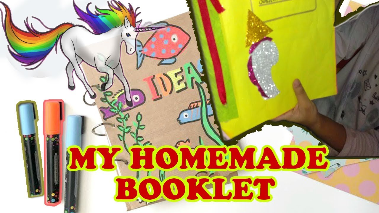 Decorating My Homemade Booklet 2019 - YouTube
