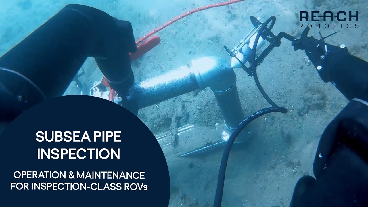 Offshore Pipe Inspection | NDT with Reach Bravo - YouTube