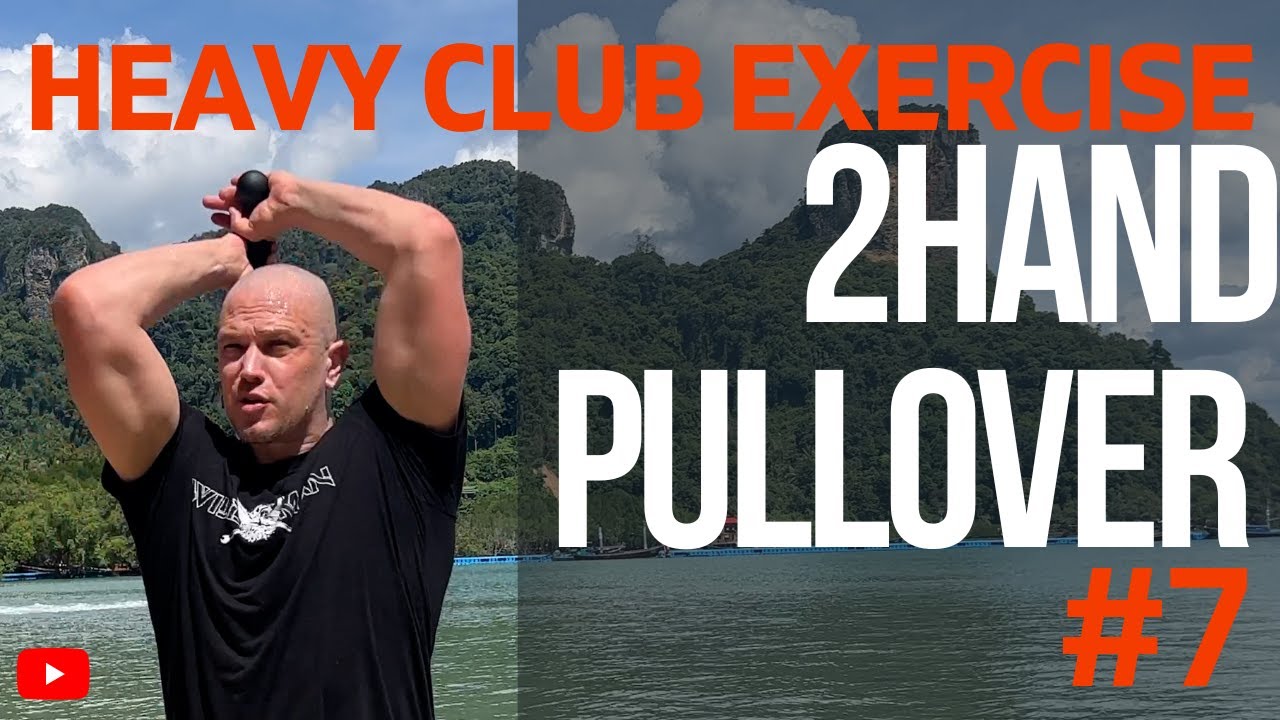 Heavy Club 7 - 2 hand Pullover - essential to improve throwing dynamics - a basic human movement ...