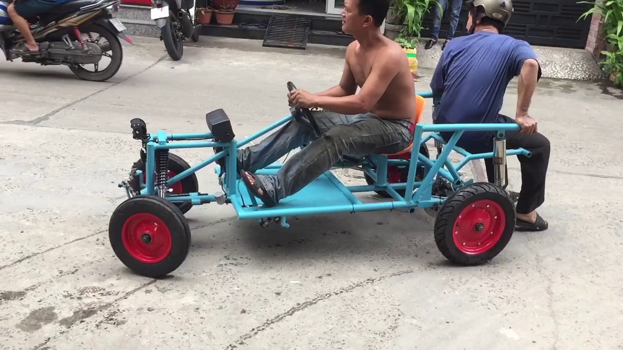 Chế tạo xe buggy chạy dạo phố chơi (DIY a Buggy car - YouTube