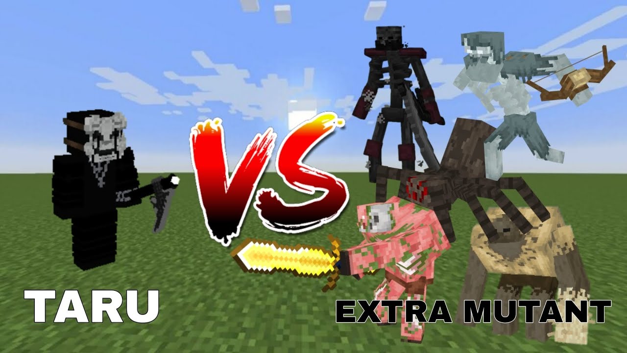 Taru vs Extra Mutant | minecraft mob battle | - YouTube