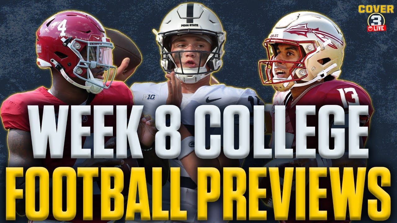 Week 8 CFB Previews: Penn State @ Ohio State | Tennessee @ Alabama ...