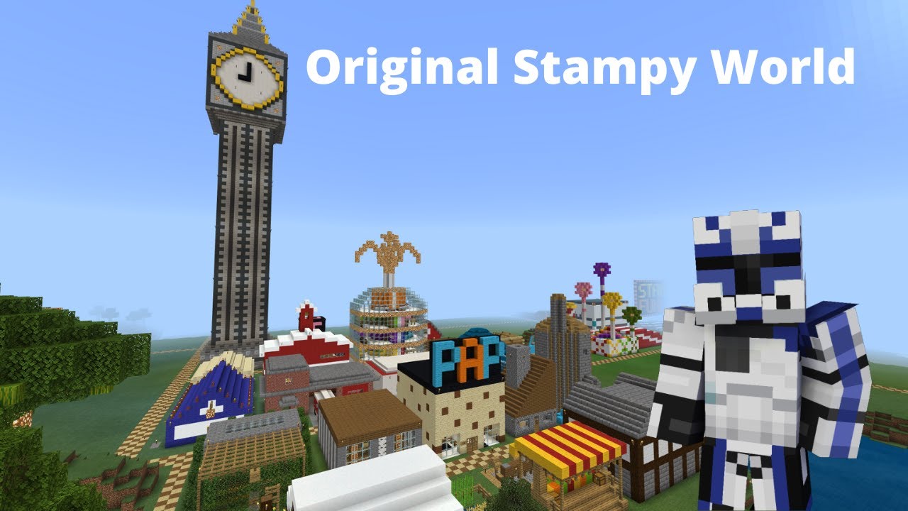 My Original Stampy World Progress - YouTube