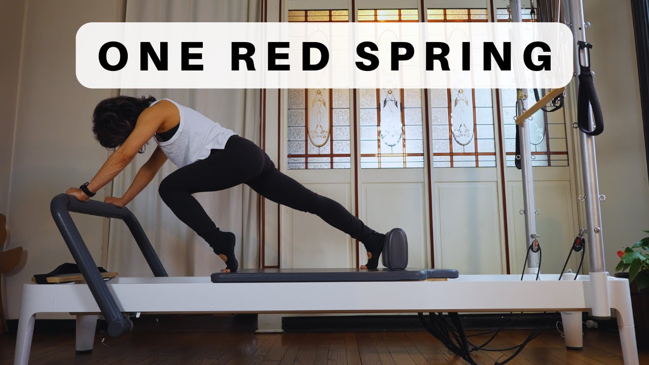 [35min] Pilates Reformer Workout/1 Heavy Red Spring/ All levels Full ...