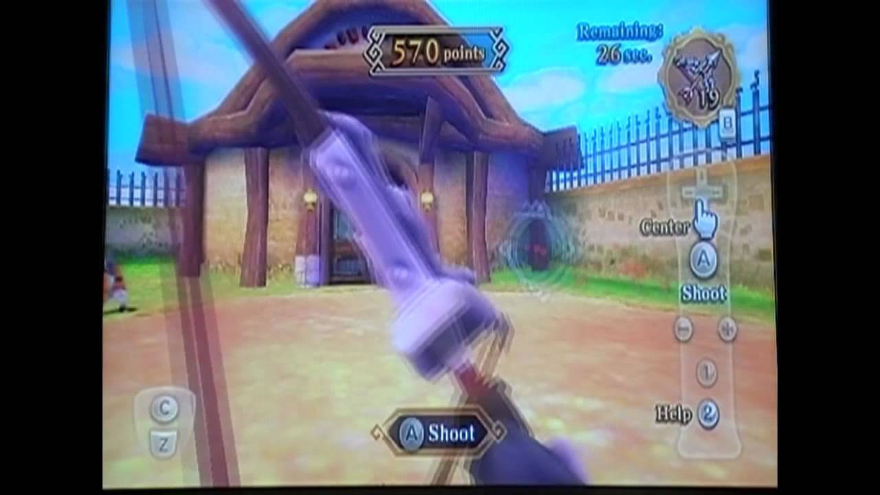 Legend of Zelda: Skyward Sword: HOW TO: Fledge's Pumpkin Pull Minigame ...
