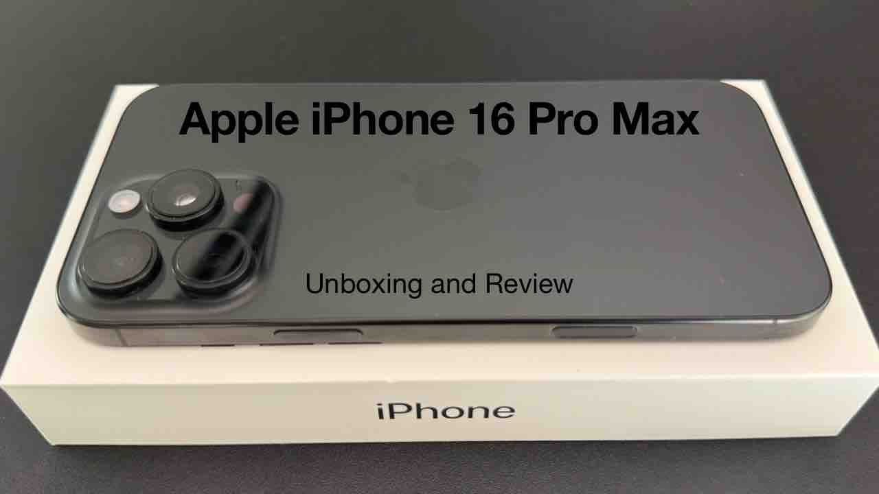 Apple iPhone 16 Pro Max (Black Titanium) Unboxing and Review - YouTube