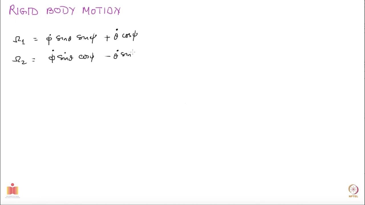 Angular velocity using Euler angles - YouTube