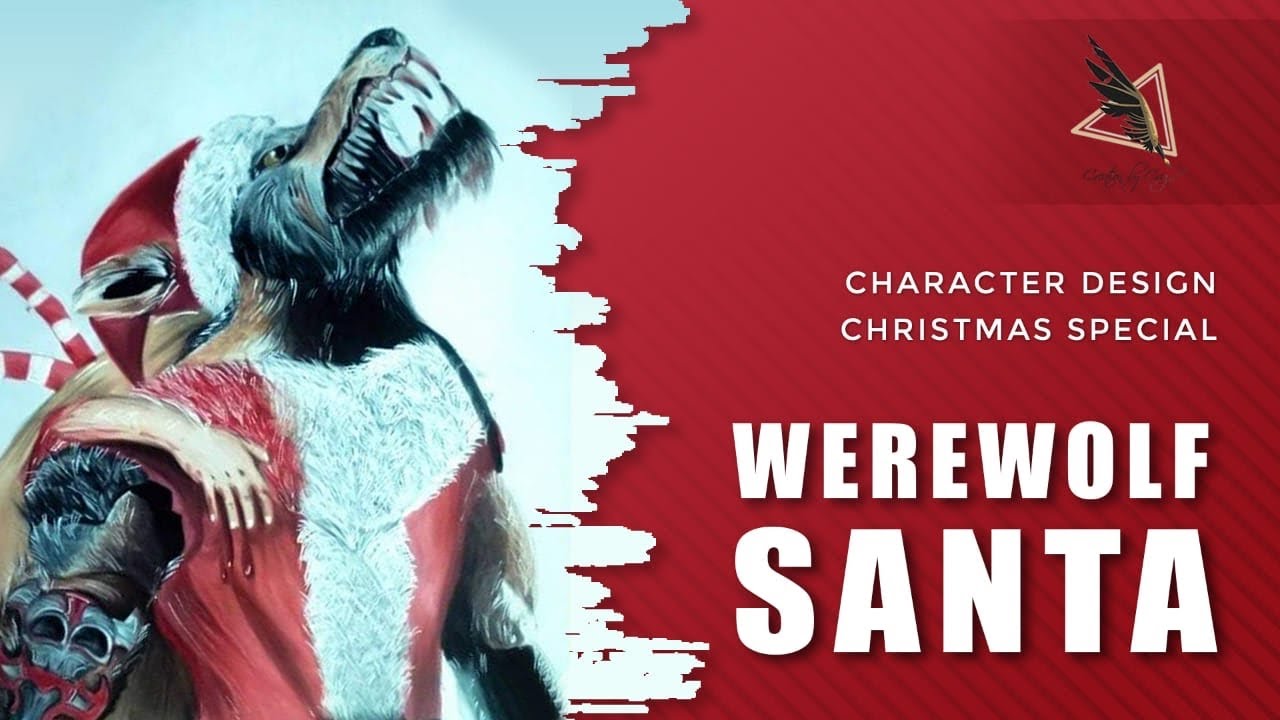 WereWolf Santa | Character Design Session | Xmas Special - YouTube
