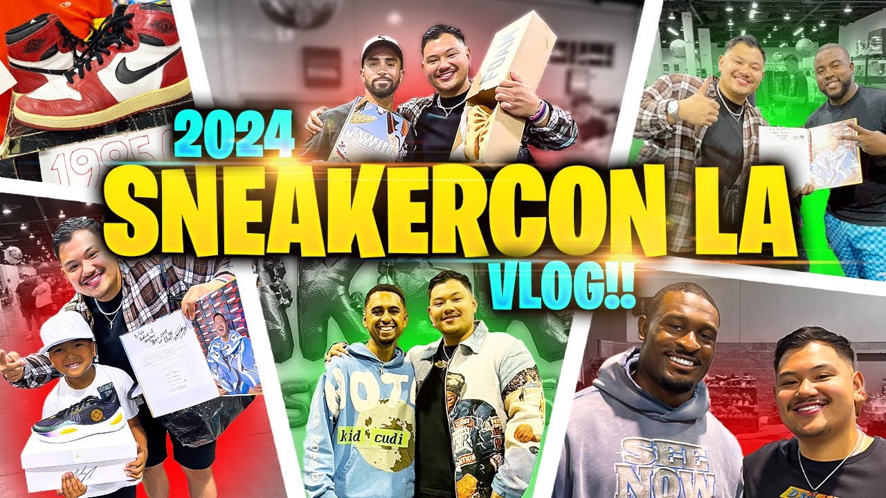 2024 SNEAKERCON LA VLOG!! (I RELEASED MY FIRST BOOK EVER) - YouTube