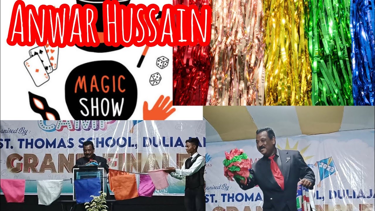 MAGIC SHOW in Duliajan|| Famous Magic Man Anwar Hussain||St Thomas ...