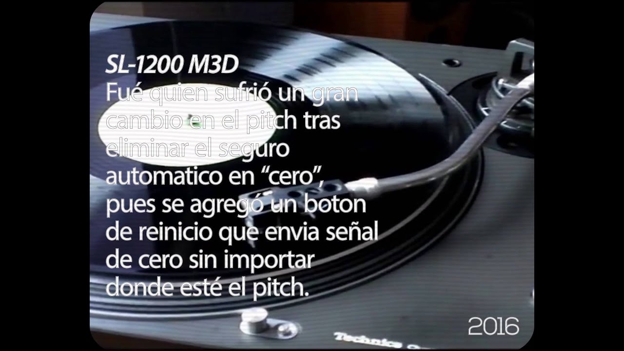 Historia de las tornamesas Technics SL-12XX - YouTube