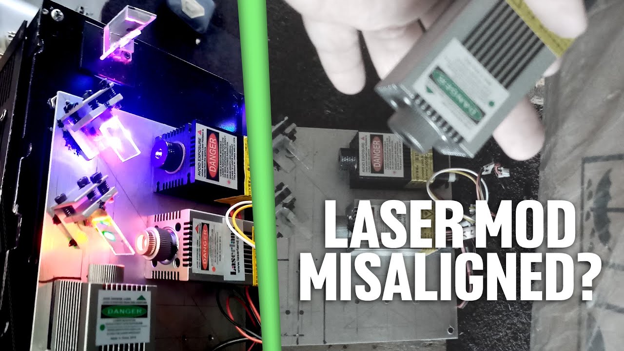 Trying to redo mount and Align Laser Modules - YouTube