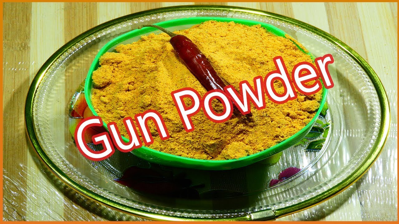 Gun Powder(Tamil): Side Dish for South Indian Tiffen Items - YouTube