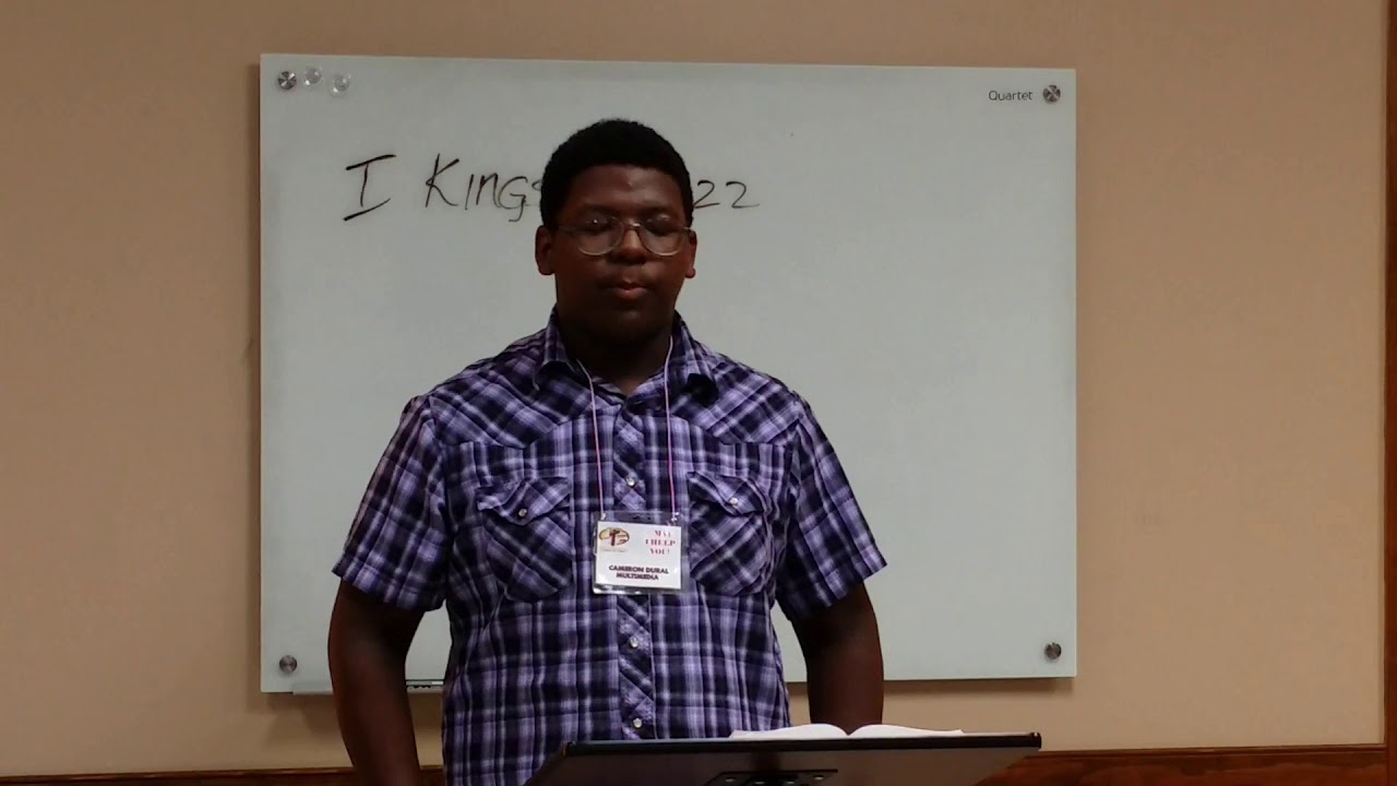 Cameron Dural - Labor Day & Johnie Lawrence Lectureship Youth Series ...