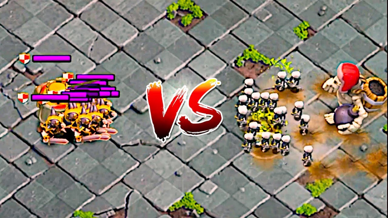 BARBARIAN FAMILY VS SKELET FAMILY (CLASH 0F CLANS 2022) - YouTube
