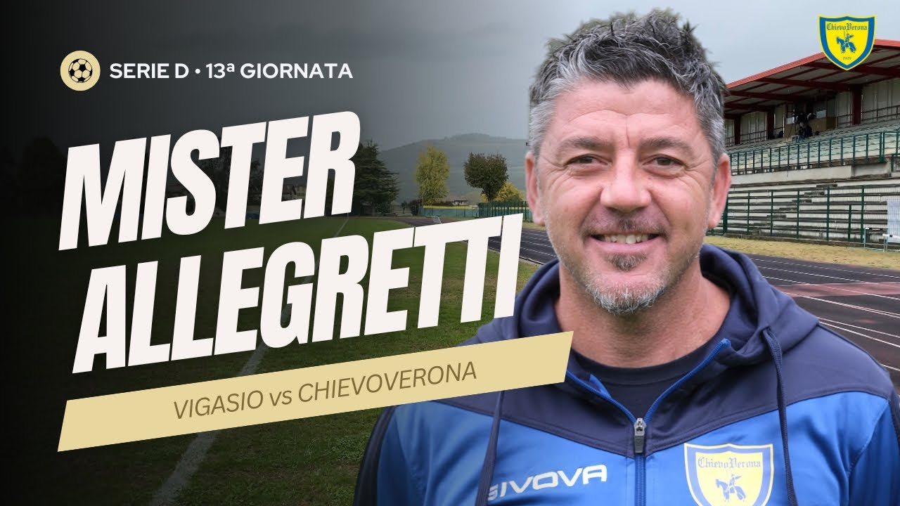 INTERVISTA POST PARTITA || VIGASIO vs AC CHIEVOVERONA || Serie D • 13ª ...