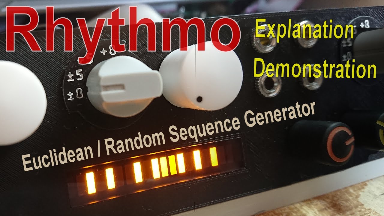 Rhythmo - Random/Euclidean Melodic Pattern Generator - YouTube