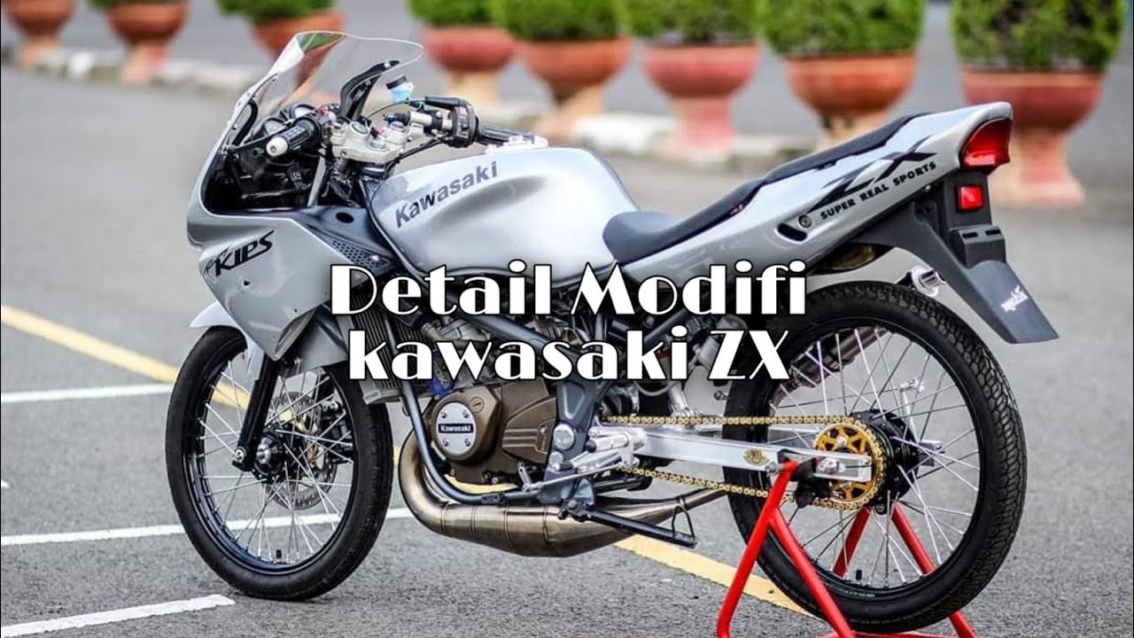 Modifikasi Kawasaki ZX thailand Silver - Keren parahh - YouTube