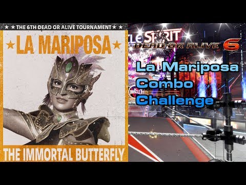 Dead or Alive 6: La Mariposa Combo Challenge