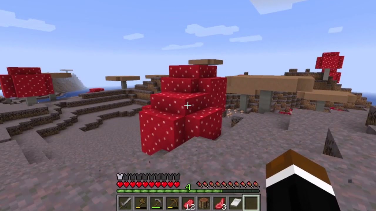 bioma de hongos en minecraft - YouTube