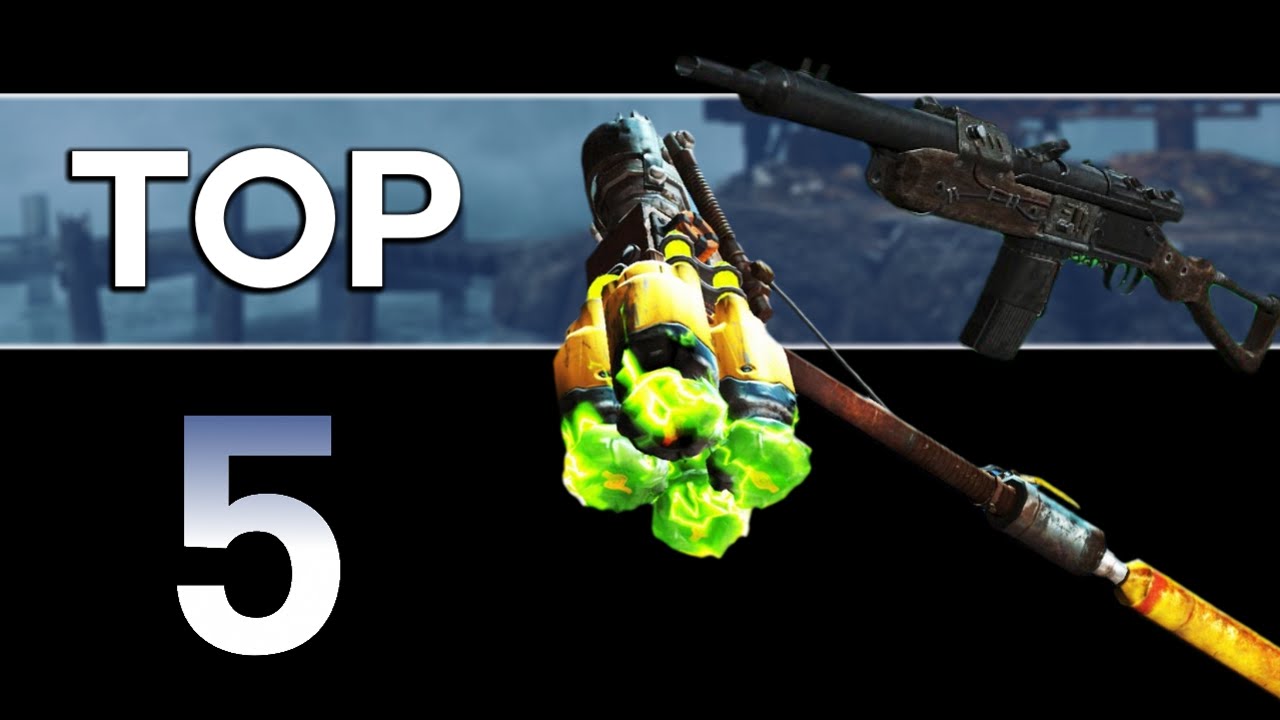 Fallout 4 - Top 5 Unique Far Harbor Weapons! (Far Harbor DLC) - YouTube