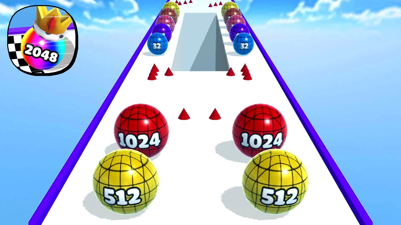 Ball Merge 2048 - All Levels Ball Gameplay Android, iOS ( Level 4098 ...