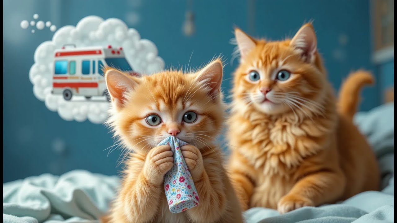 🌧️ Kitten Plays in Rain and Gets Sick 😿 | Heartwarming Mama Cat Story ...
