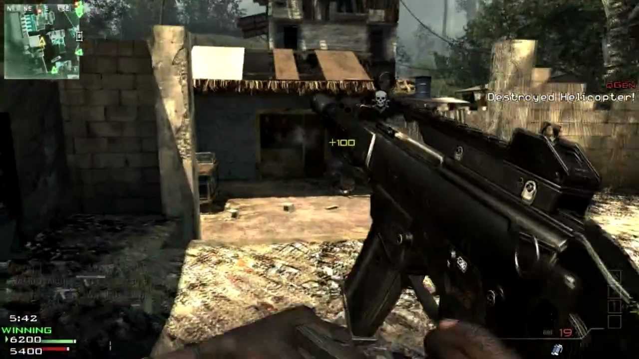 HDWisteria | CoD: MW3 G36C Gameplay (HD 720p) - YouTube