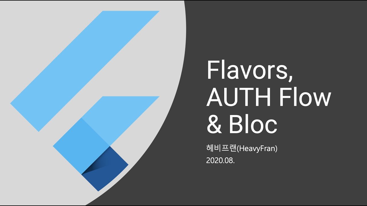 [1/4] Flutter Flavors, Auth Flow and Bloc - YouTube