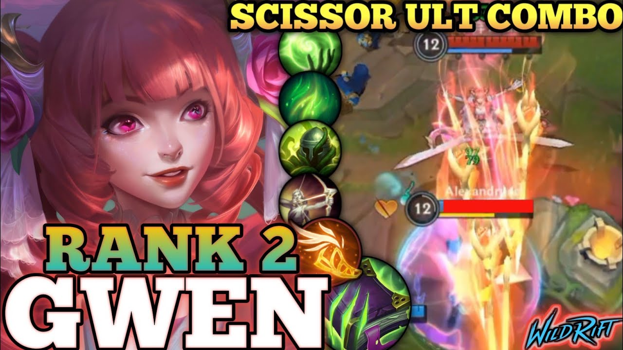 GWEN MONSTER IN TOPLANE! BRUTAL ULT COMBO ASSASSINATION - TOP 2 GLOBAL ...