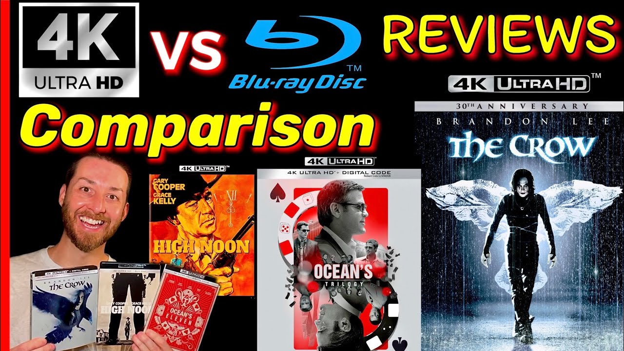 The CROW 4K Ocean’s Trilogy 4K & HIGH NOON 4K UltraHD vs Blu Ray Image ...
