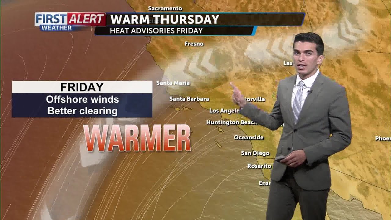 Warm Thursday, heat advisories Friday - YouTube