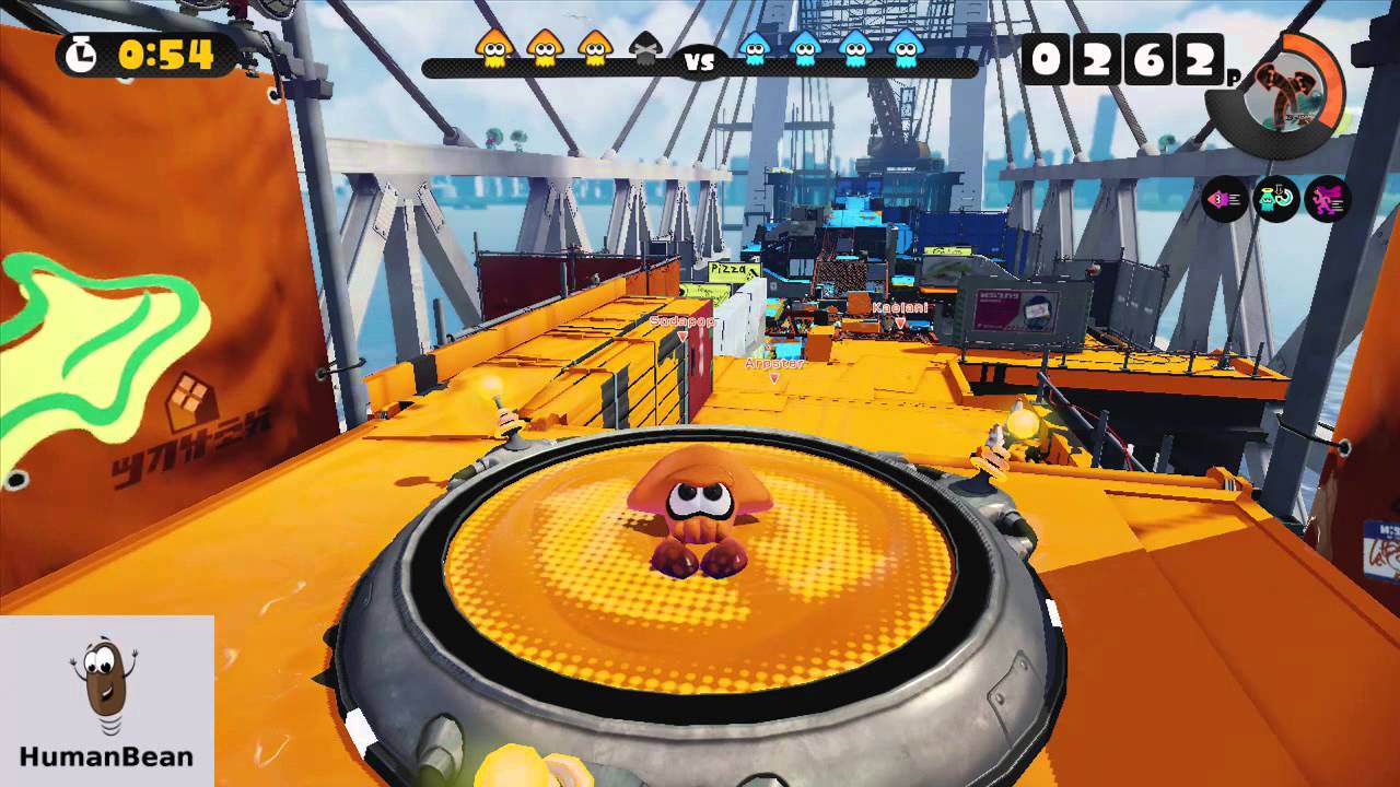 Caleb Age 5 - Splatoon Multiplayer - Hammerhead Bridge - YouTube