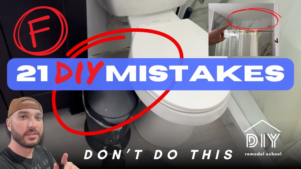 Bathroom Makeover Fail (21 Remodeling Mistakes to Avoid) - YouTube