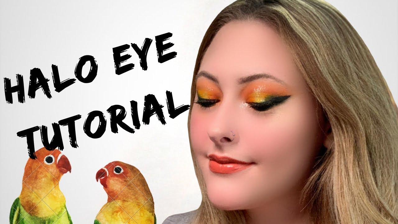 3 COLOR HALO EYE MAKEUP TUTORIAL! - YouTube