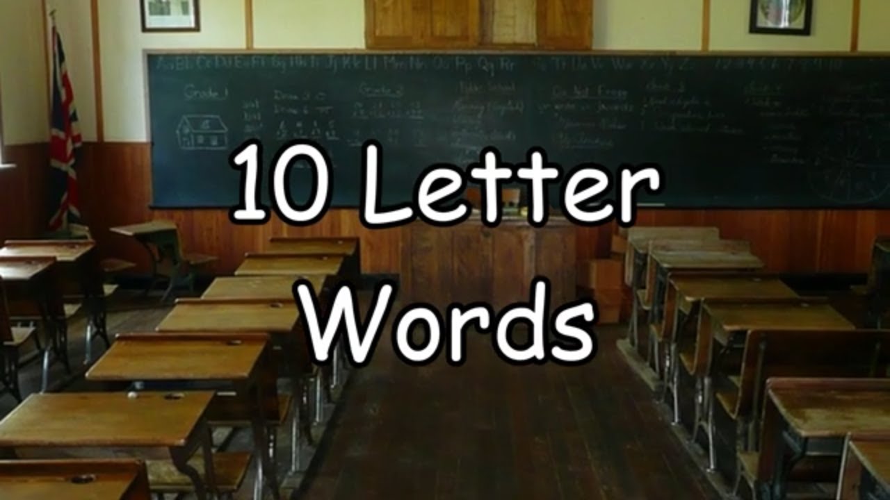 10 Letter Words - YouTube