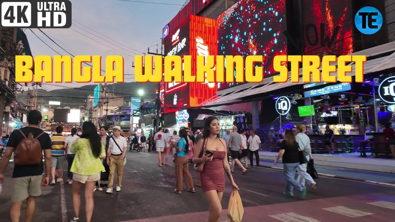 "Exploring the Enchanting Bangla Walking Street at Patong Beach" 4K ...