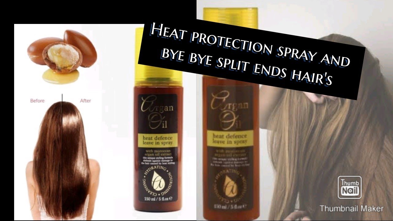 Organ Oil Heat Defence Leave in Spray (Review) feel free to style your hairs (bye bye split ends ...