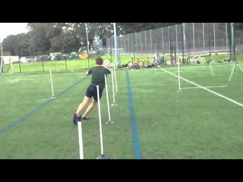 Analysis of Agility test for rugby - YouTube