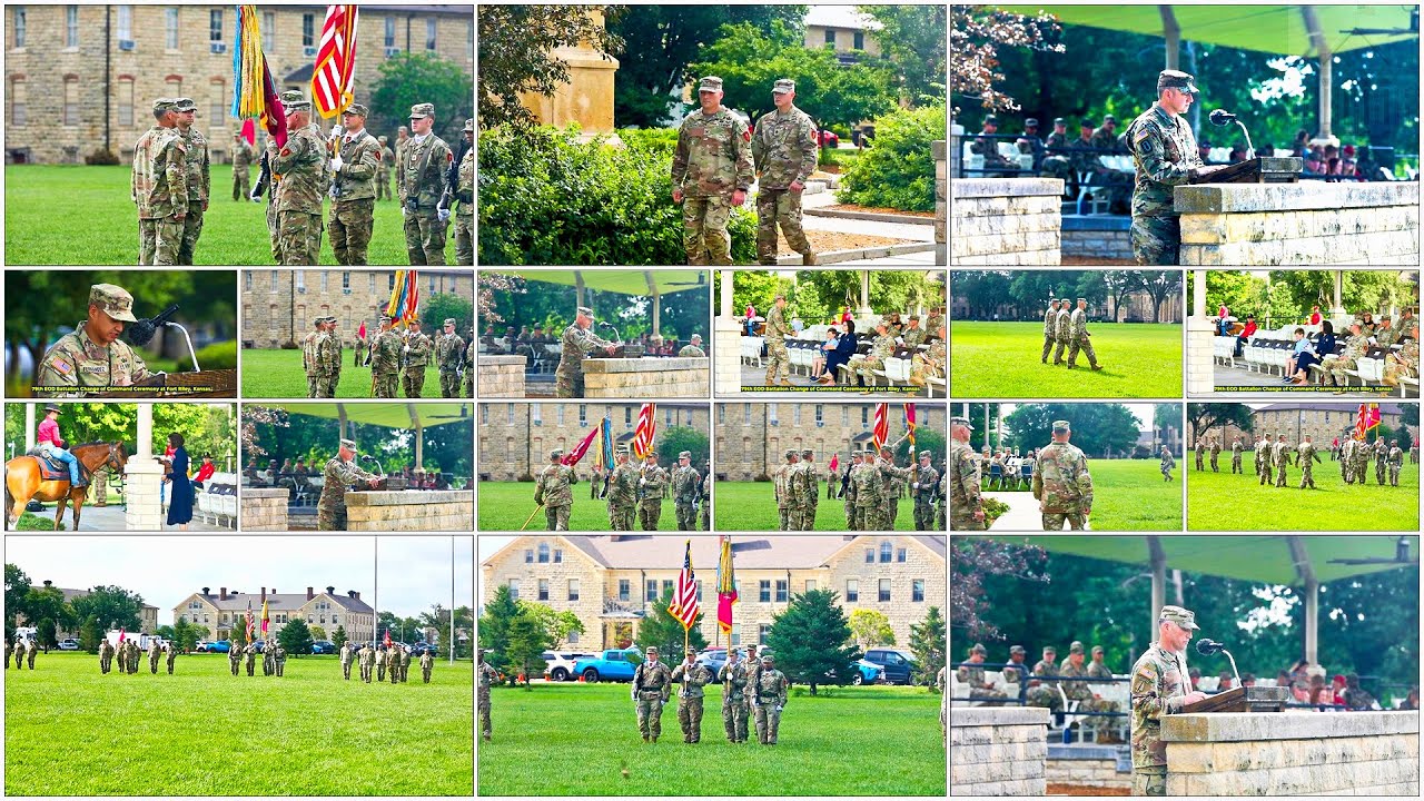 79th EOD Battalion Change of Command Ceremony at Fort Riley, Kansas ...