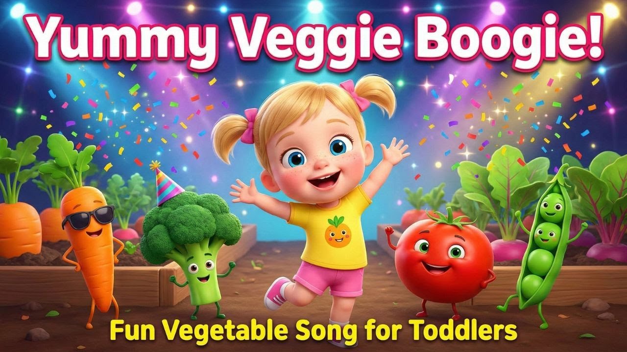 Yummy Veggie Boogie 🥕🥦 | Fun Vegetable Song for Toddlers | Picky Eater ...