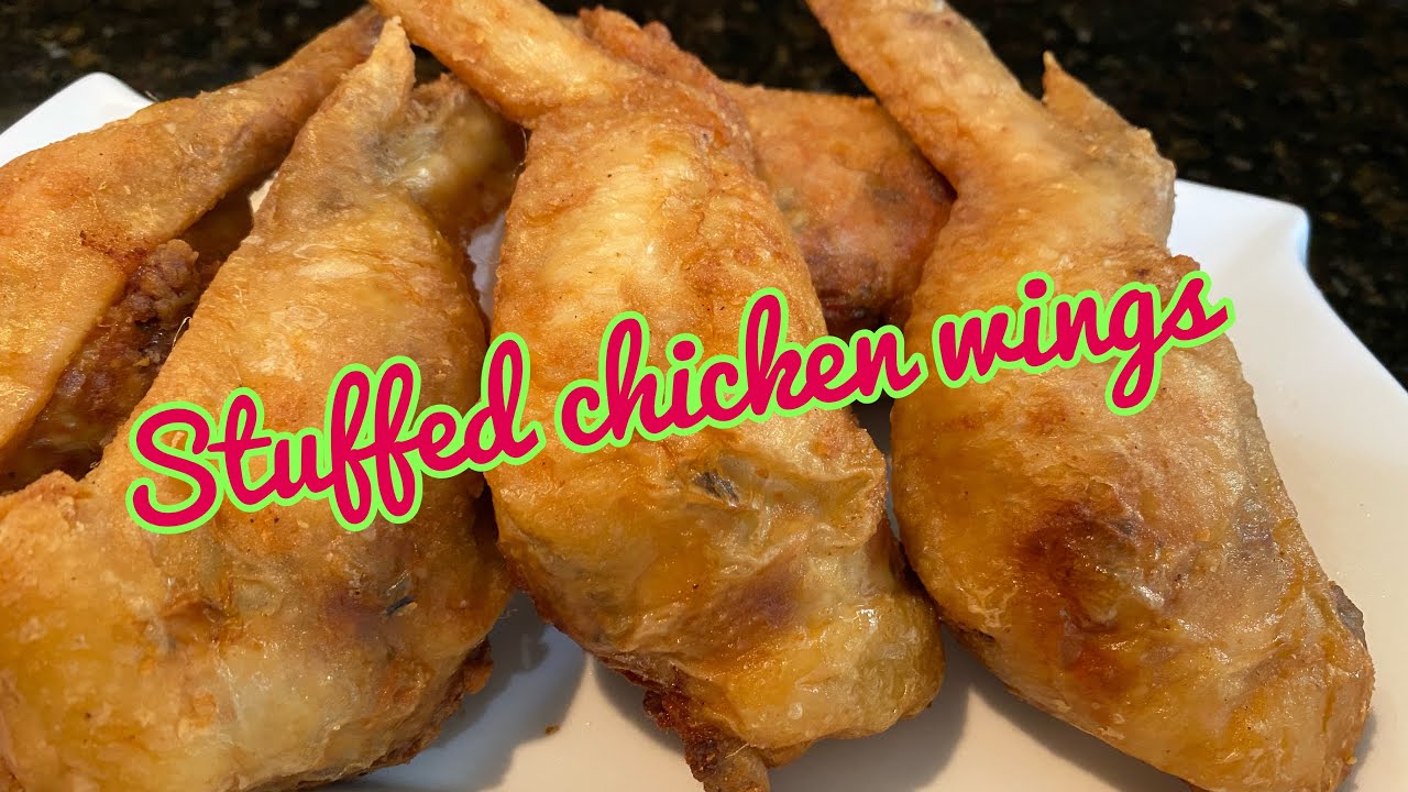 How to make Stuffed chicken wings - YouTube